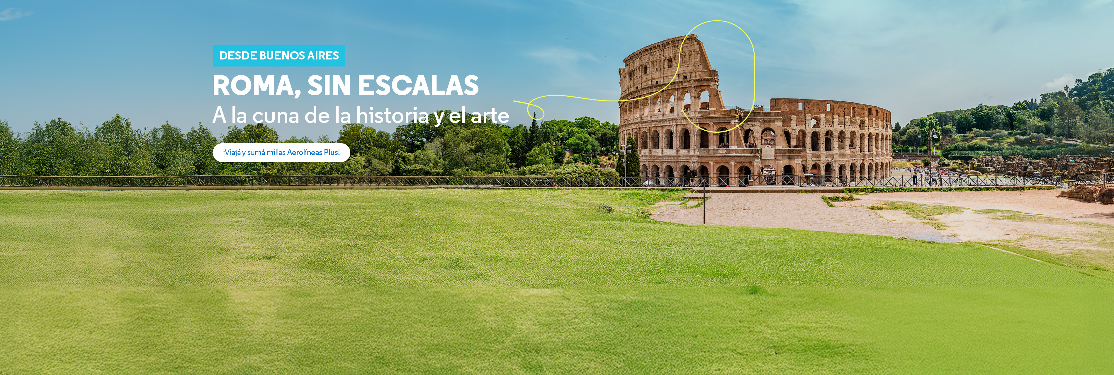 Vuelos directos desde Buenos Aires a Roma